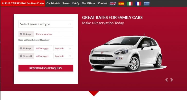 Alpha Car Rental - Corfu Airport Car Hire